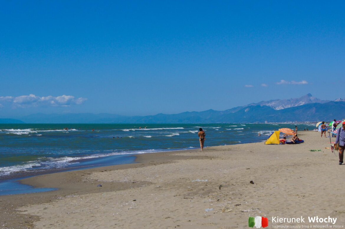 Marina di Torre del Lago Puccini - dzika, darmowa plaża w Toskanii